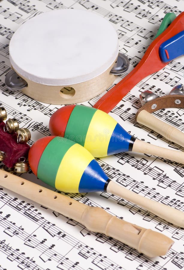 Children s Instruments stock image. Image of colorful - 1693629