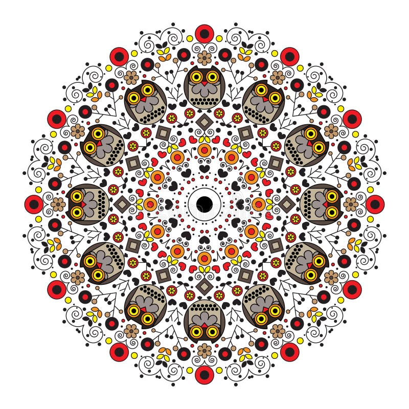 Circular Bird Pattern Stock Illustrations – 3,101 Circular Bird Pattern ...