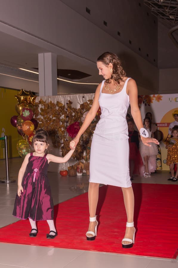 Children S Modeling. Children are Models on the Catwalk Editorial Stock ...