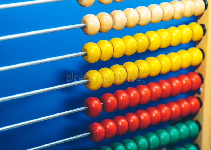 Colored Abacus stock photo. Image of date, bygone, multicolor - 42726650