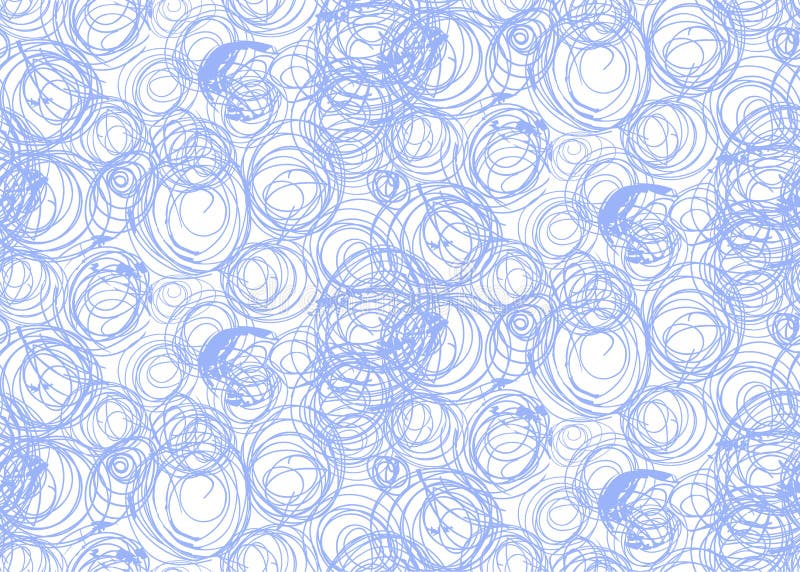 Children is Pattern with Blue Circles Not Regular, Drawn in the Style ...