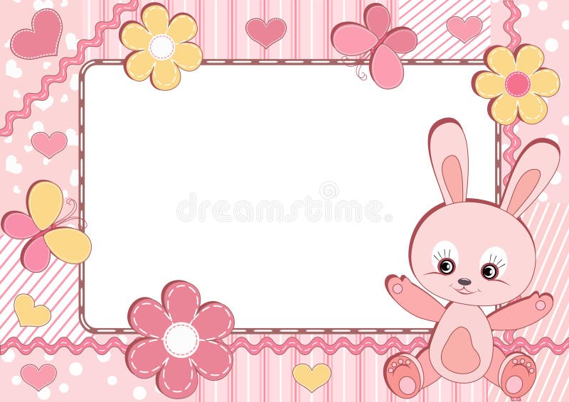 Baby frame stock illustration. Illustration of write - 10167760
