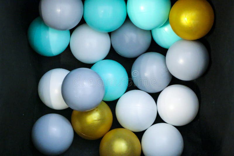 Children`s Plastic Balls for Dry Pool and Fun Game Stock Image - Image ...