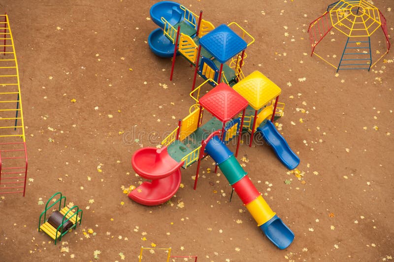 Children s play complex stock image. Image of landscape - 21507119
