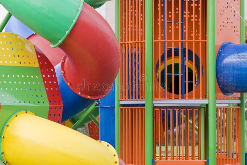 Wooden playground stock image. Image of stairs, clear - 18046335