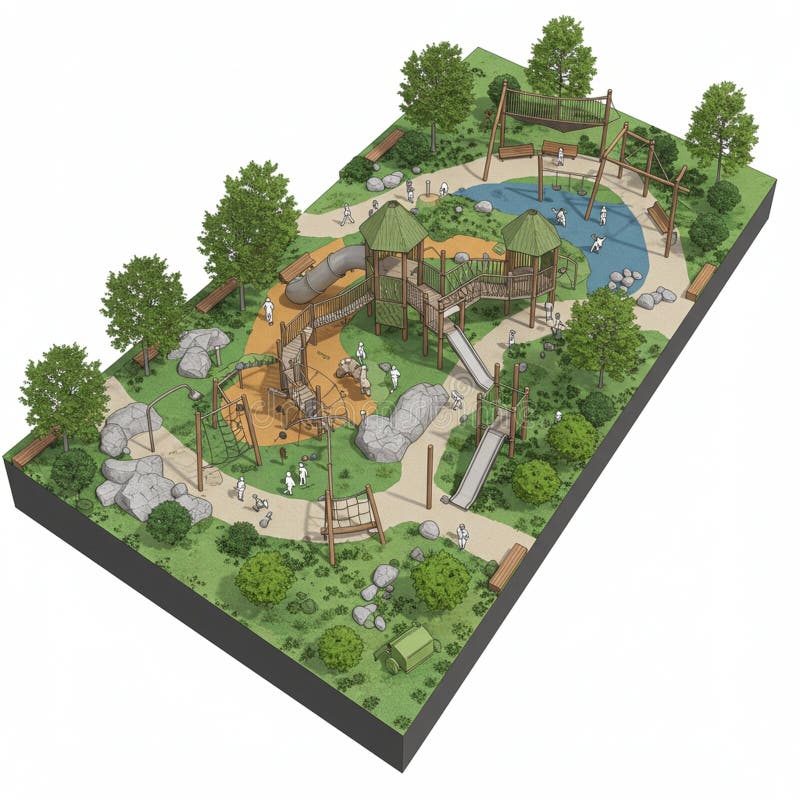 Play Structures Stock Illustrations – 5,191 Play Structures Stock ...