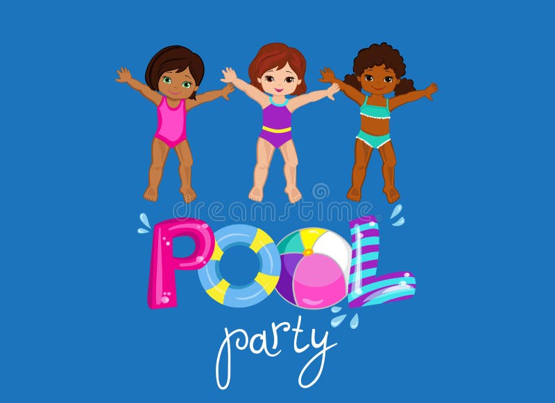 Animated Pool Party Background