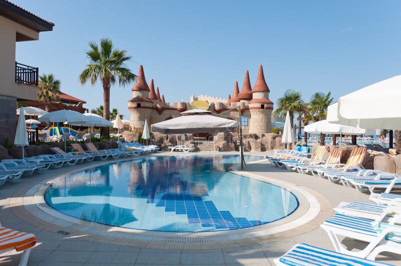 Children S Pool at Resort in Turkey Stock Image - Image of children ...