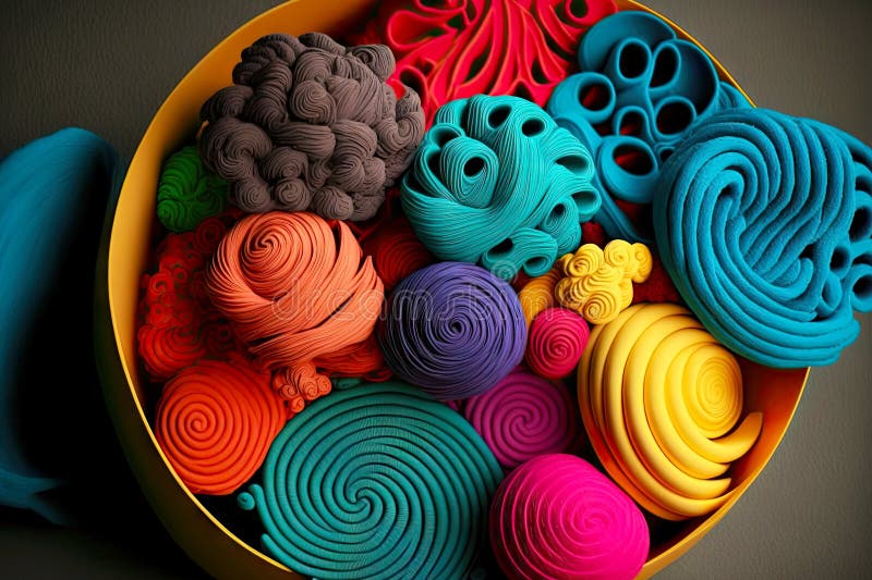 Children S Sculpting for Learning and Creativity Multi-colored Shapes ...