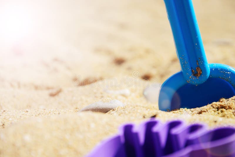Children`s Set for Playing with Sand on the Beach. Summer Rest Stock ...