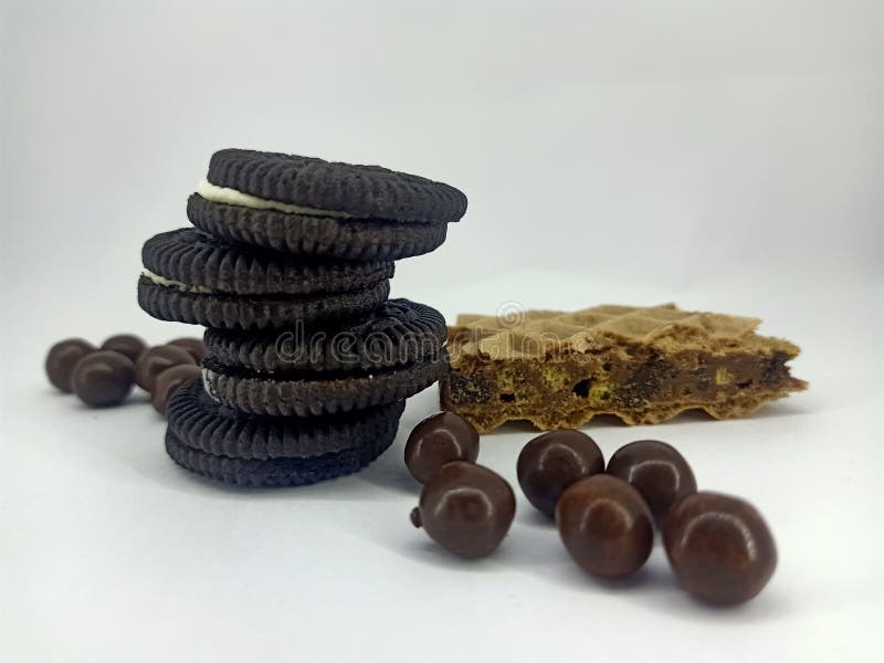 Children& X27;s Snacks with Delicious Chocolate Granules and Cakes ...