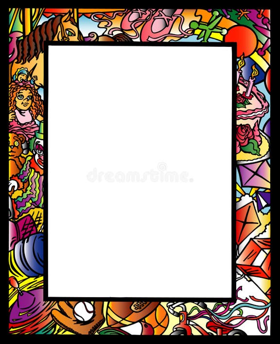 Children Themed Border Stock Illustrations – 57 Children Themed Border ...