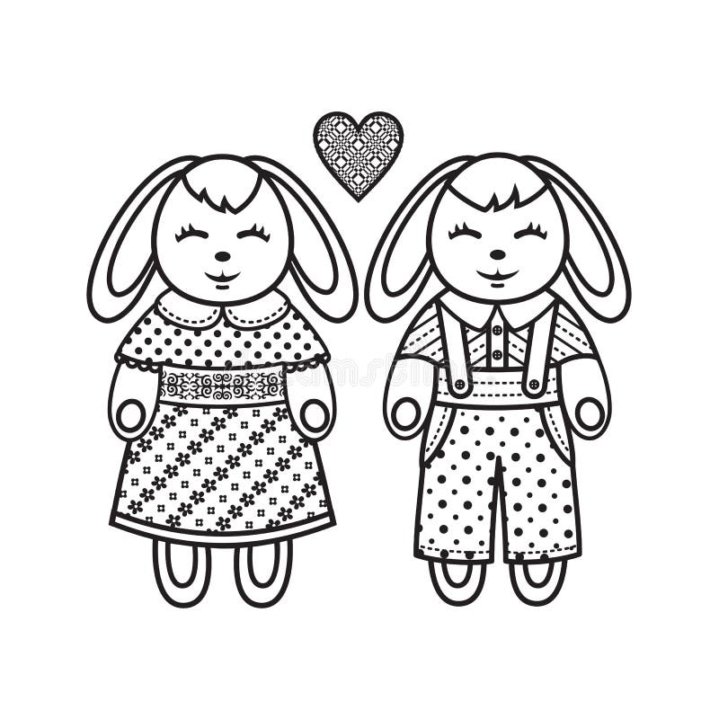 Rabbit Duo Stock Illustrations – 22 Rabbit Duo Stock Illustrations ...