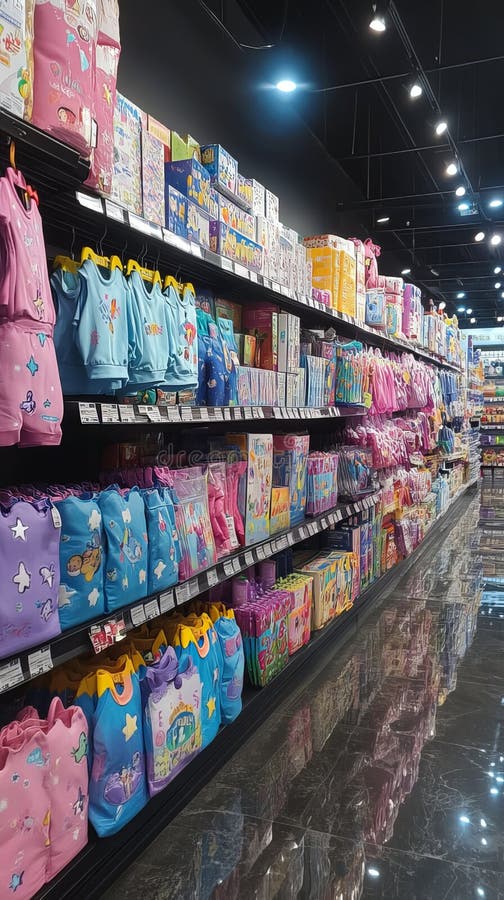 Children s Toy and Apparel stock illustration. Illustration of children ...