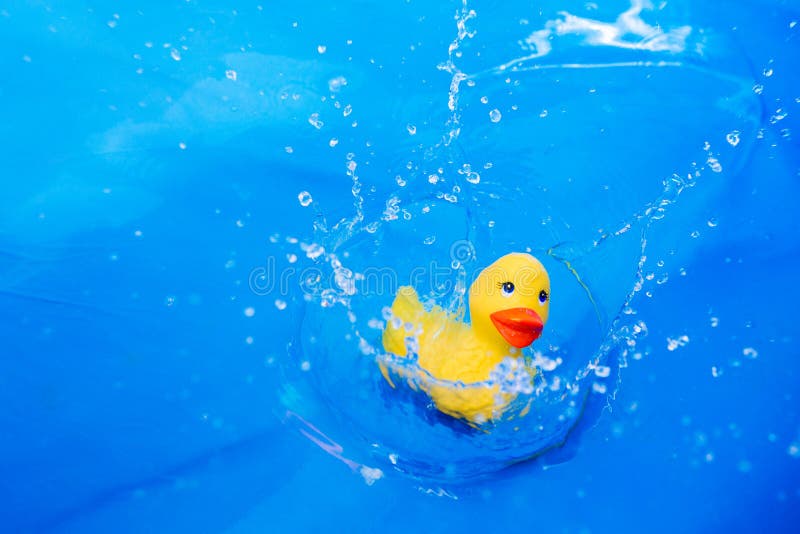 Duck Splash stock illustration. Illustration of born, space - 9029905