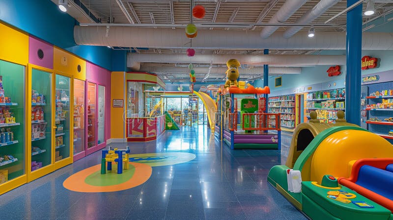 Children S Toy Store with Colorful Displays Stock Image - Image of toys ...