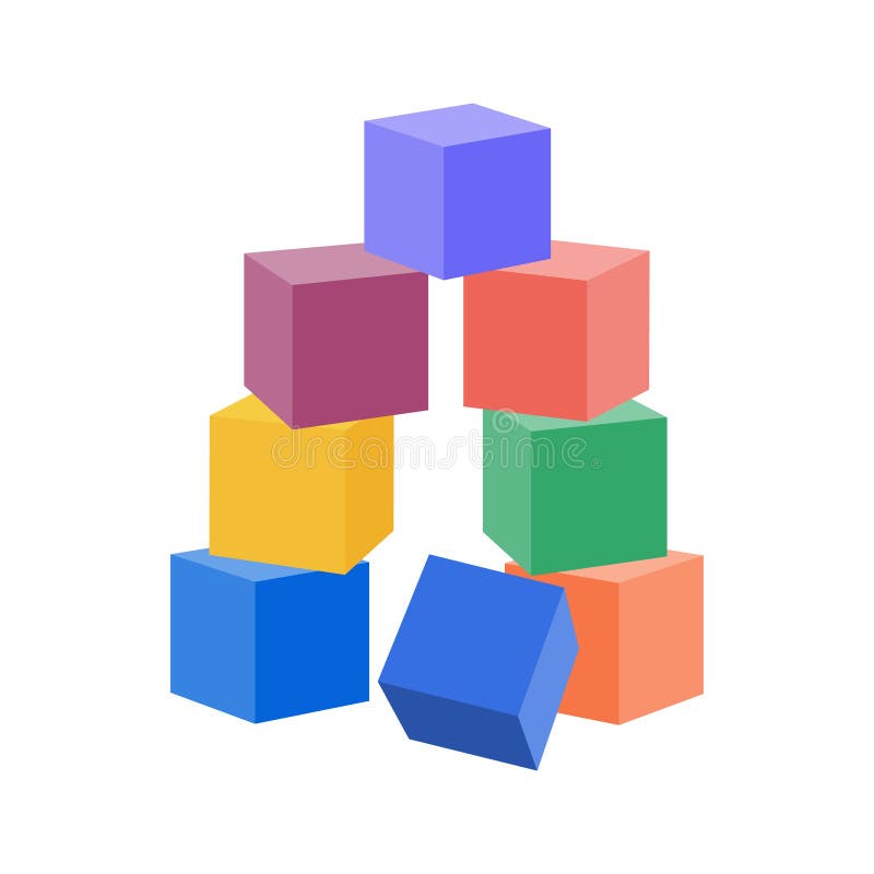 Children S Toys Cubes. Colorful Cubes for Children. Educational ... Children S Toys Cubes. Colorful Cubes for Children. Educational ...