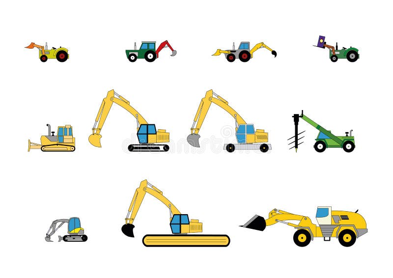 Children s toys digger stock vector. Illustration of close - 16927828