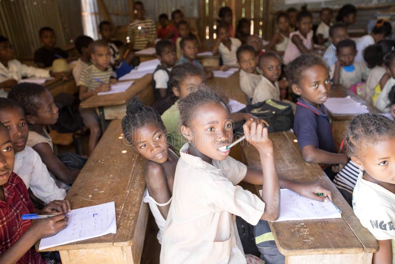 The Children in School, October , Madagascar Editorial Stock Photo ...