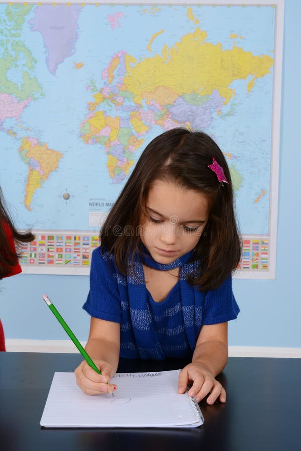 Children at School stock photo. Image of together, learning - 34228574