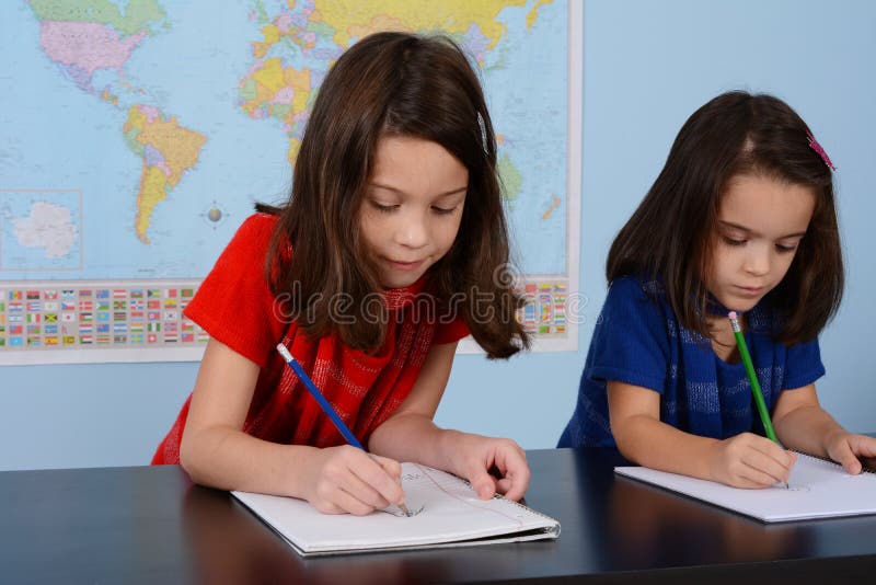 Children at School stock photo. Image of learning, people - 34228580