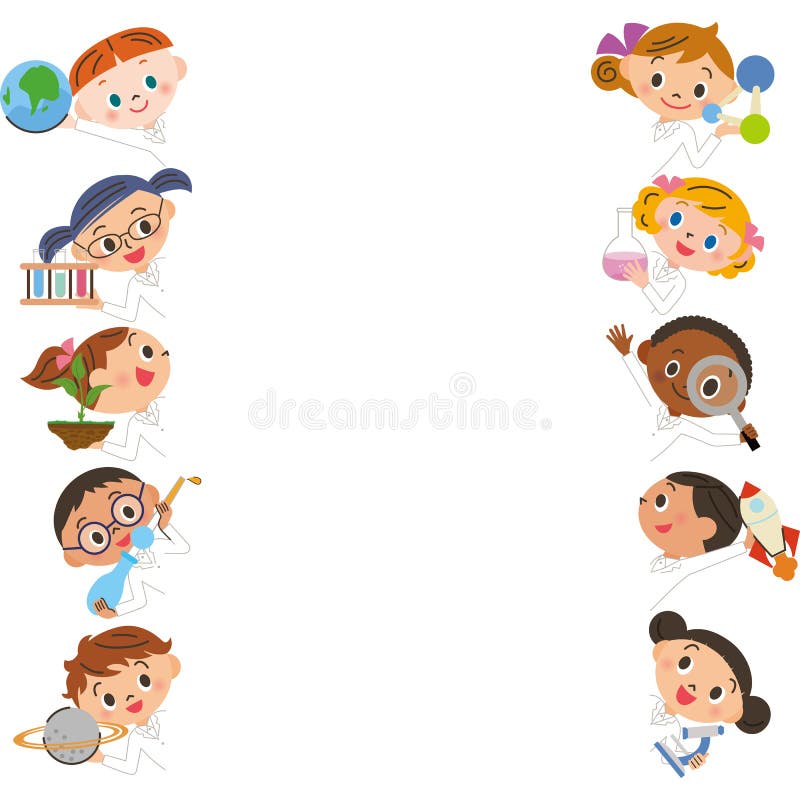 Science Children Frame Stock Illustrations – 2,048 Science Children ...