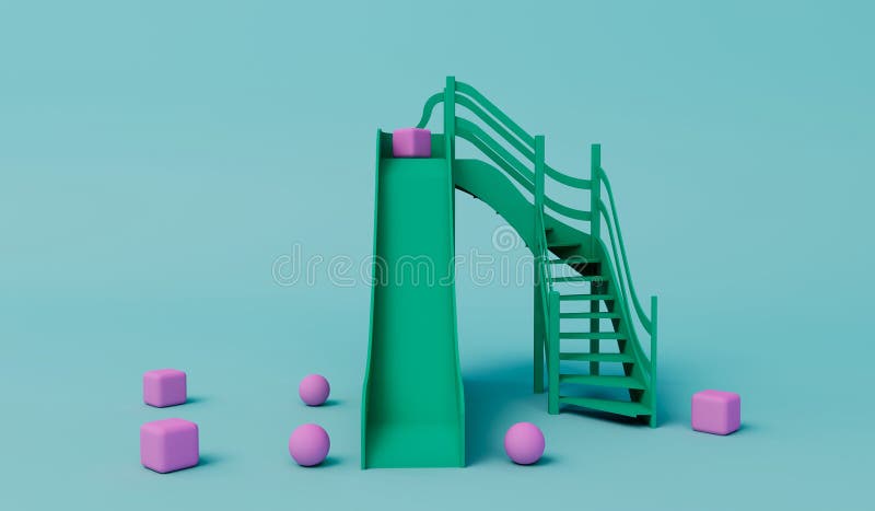 Children Play Structure Slide Stock Illustrations – 228 Children Play ...