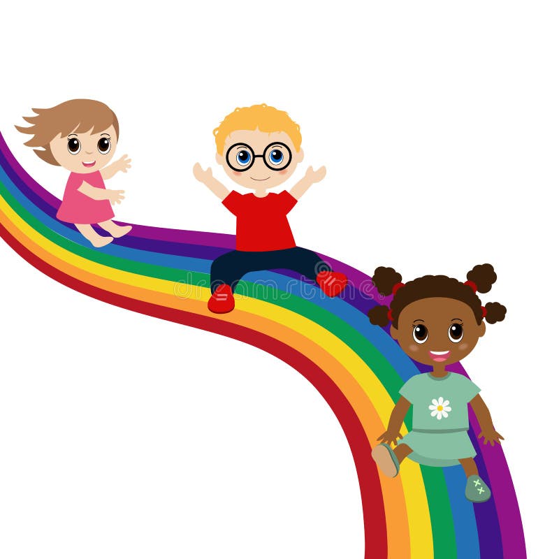Slide Rainbow Stock Illustrations – 1,399 Slide Rainbow Stock ...