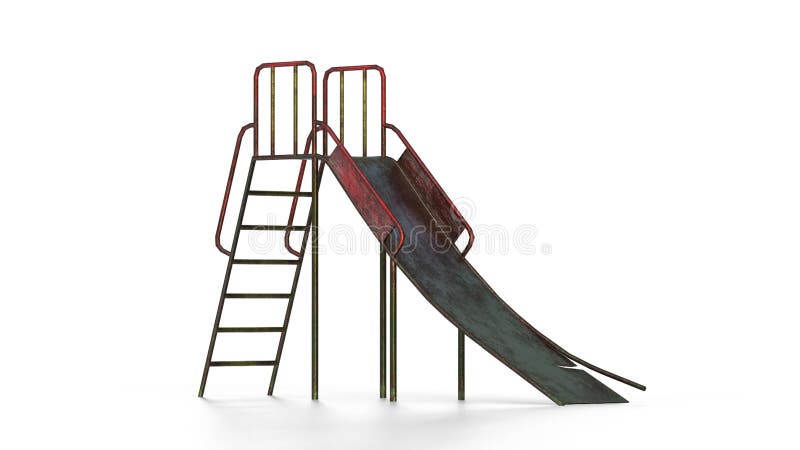 Children Slide on White Background Stock Footage - Video of wood ...