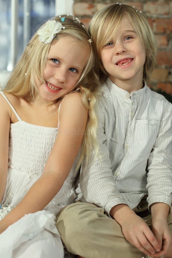 Children - smiling sibling stock photo. Image of happiness - 23396524