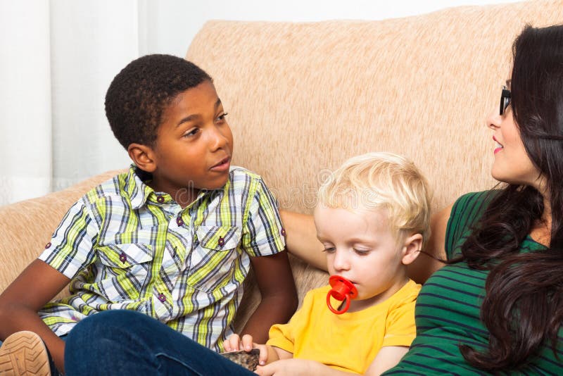 Children speaking stock image. Image of boys, communicate - 28286611