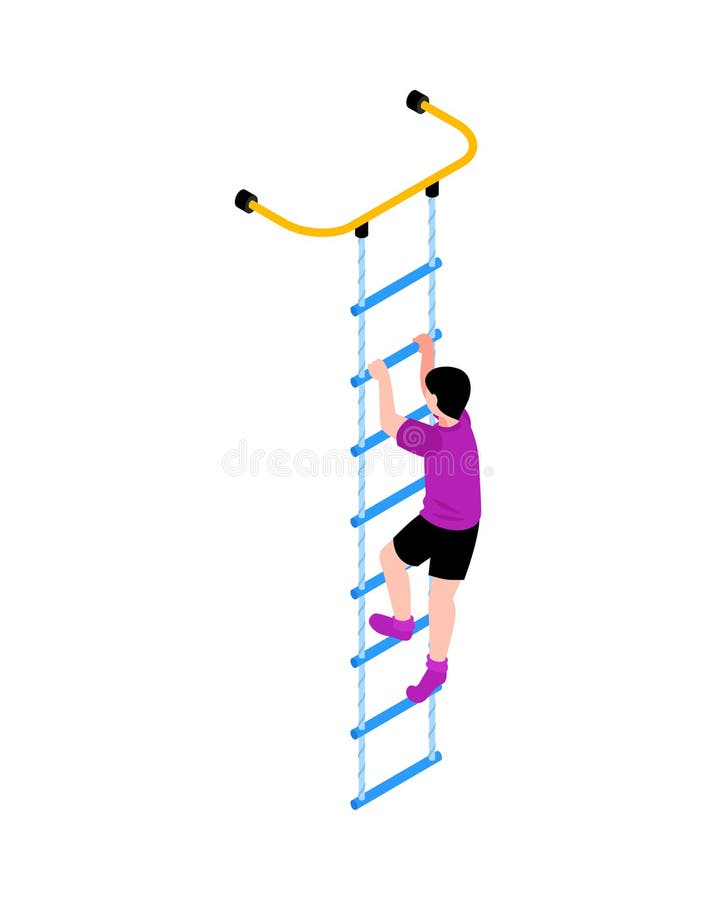Kid Rope Ladder Stock Illustrations – 1,151 Kid Rope Ladder Stock ...
