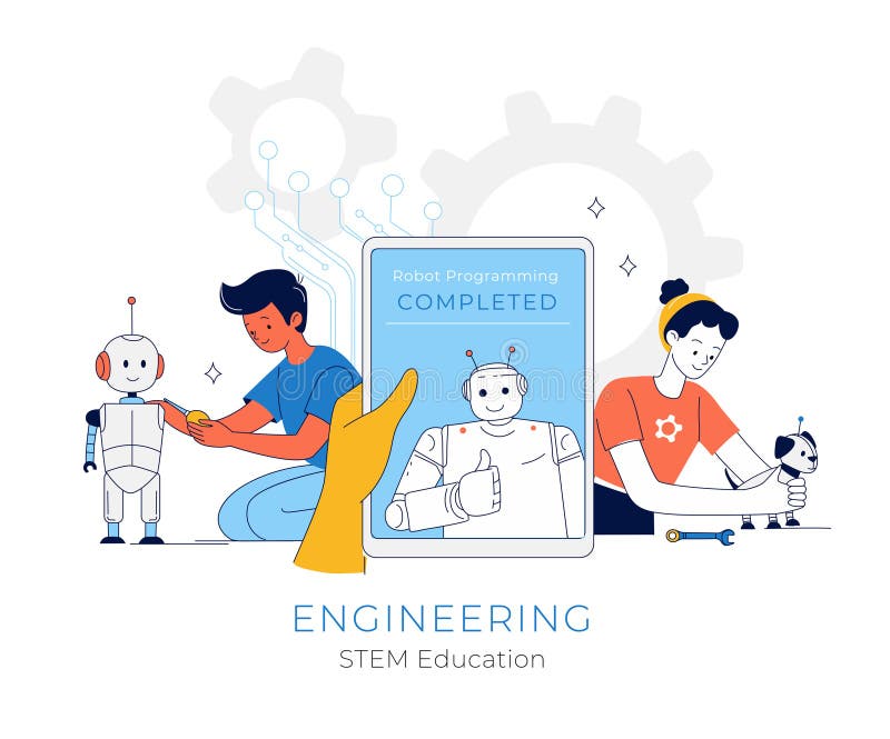 Stem Young Engineers Stock Illustrations – 9 Stem Young Engineers Stock ...