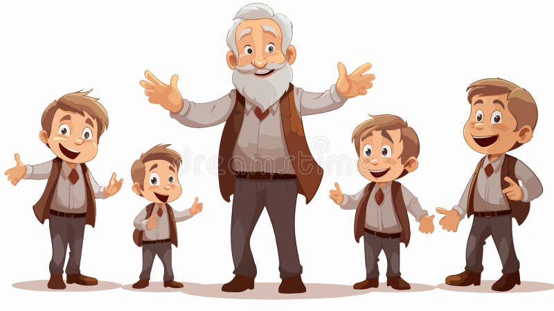 Family Uncle Clipart Family With Two Parents Stock Vector Images