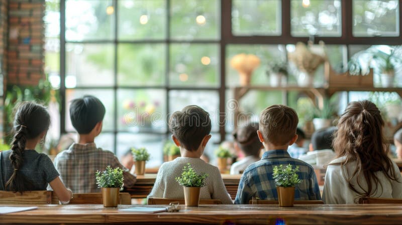 Children are Studying at School . the Concept of School Education Stock ...