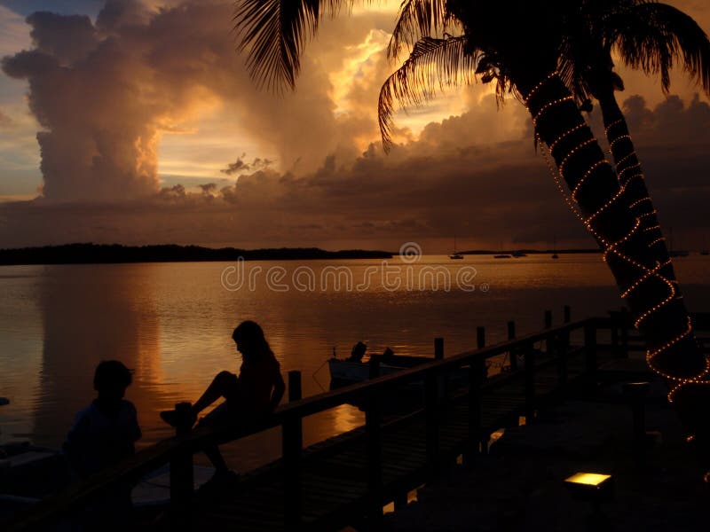 Children in sunset stock photo. Image of nature, black - 6335032