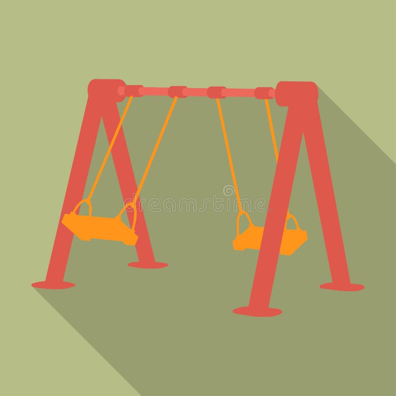 Children Swing Icon. Vector Illustration Stock Illustration ...