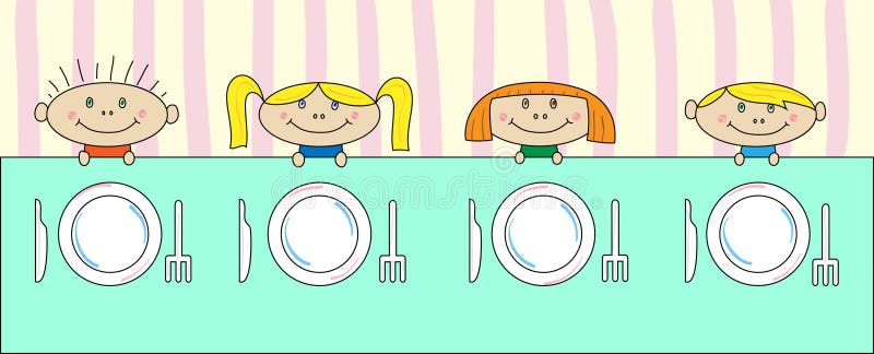 Setting Table Cartoon Stock Illustrations – 10,794 Setting Table ...