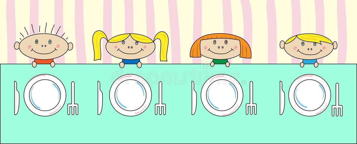 Table Setting Cartoon Stock Illustrations – 6,205 Table Setting Cartoon ...