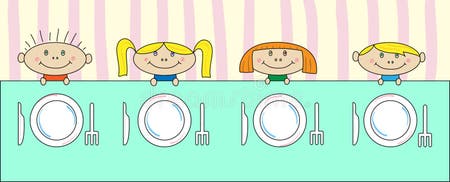 Setting Table Cartoon Stock Illustrations – 15,172 Setting Table ...