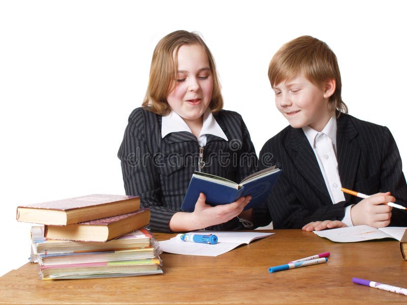 Children on the table stock photo. Image of classroom - 7315184