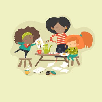 Teacher Teaching Drawing Stock Illustrations – 10,223 Teacher Teaching ...