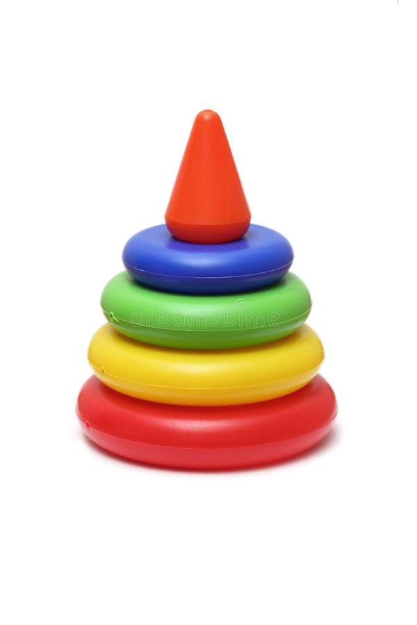 Children toy pyramid stock photo. Image of blue, stack - 45257660