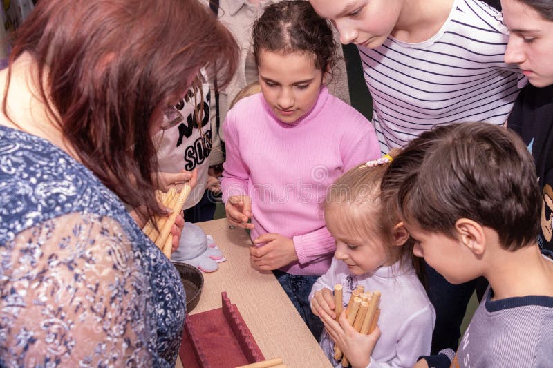 Children at the Training Master Class Editorial Stock Photo - Image of ...