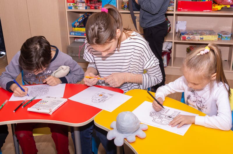 Children at the Training Master Class Editorial Photography - Image of ...