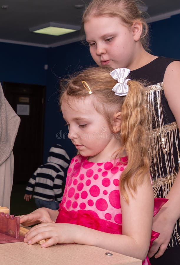 Children at the Training Master Class Stock Image - Image of good ...