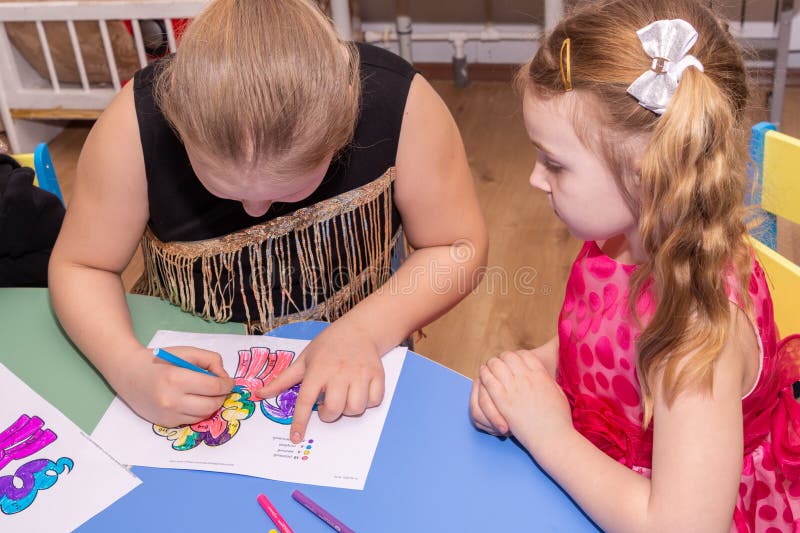 Children at the Training Master Class Stock Image - Image of baby ...