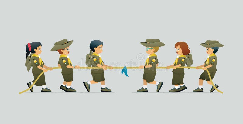 Girl Scout Rope Stock Illustrations – 55 Girl Scout Rope Stock ...