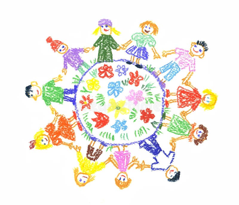 Children in unity stock vector. Illustration of happiness - 28704240