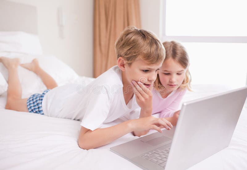 Children Technology Laptop stock photo. Image of digital - 108585960